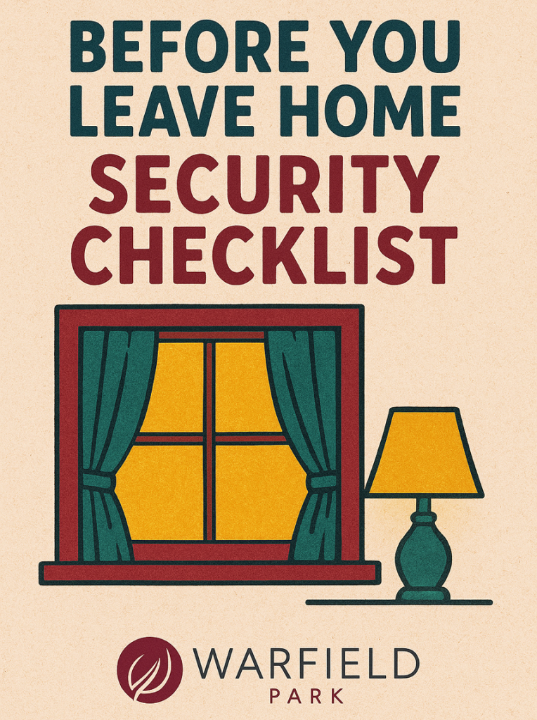 Home Security Checklist Before You Go Out - Warfield Park : Warfield ...